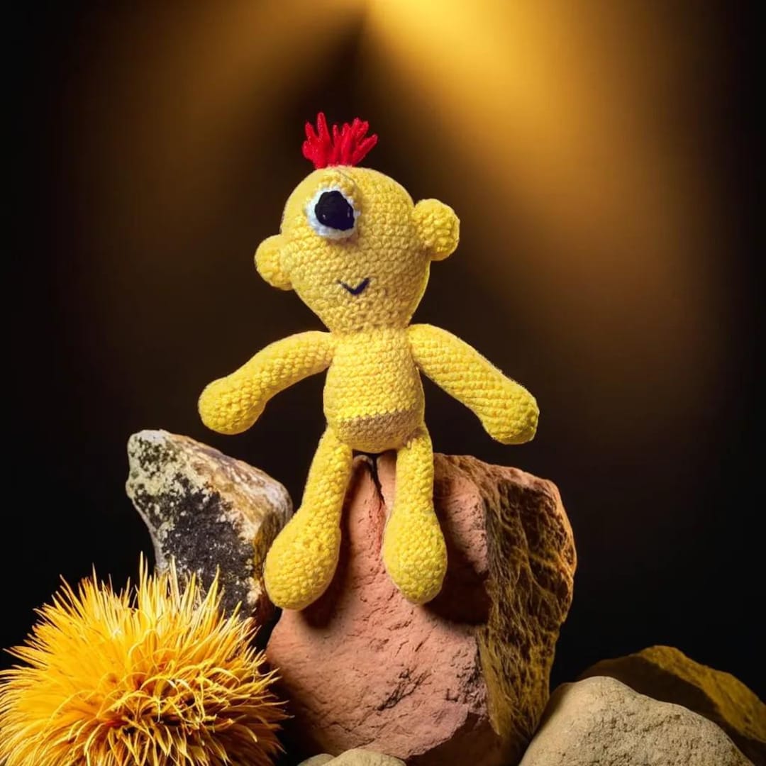 Crochet Cyclops Monster Doll, Plushie, Amigurumi, Stuffed Animal, Made ...