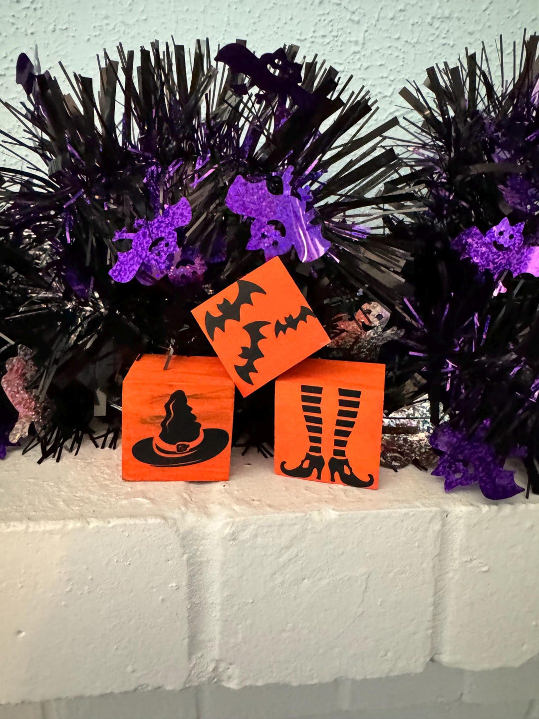 Wooden Halloween Decor Blocks - Etsy