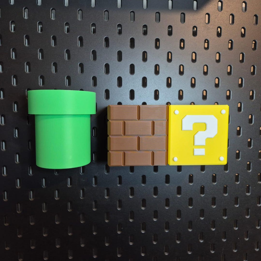 Super Mario Storage Bins for Skadis - It's a Meeee! - Etsy UK