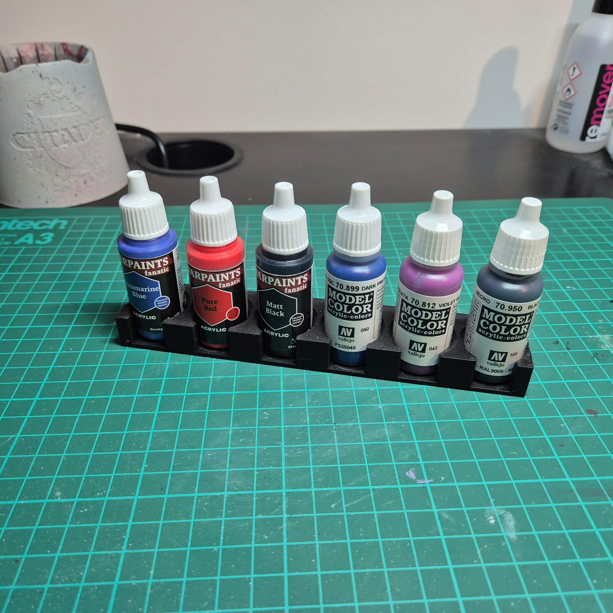 IKEA Skadis Miniature Paint Holder Racks (vallejo, Citadel, Pro Acryl ...