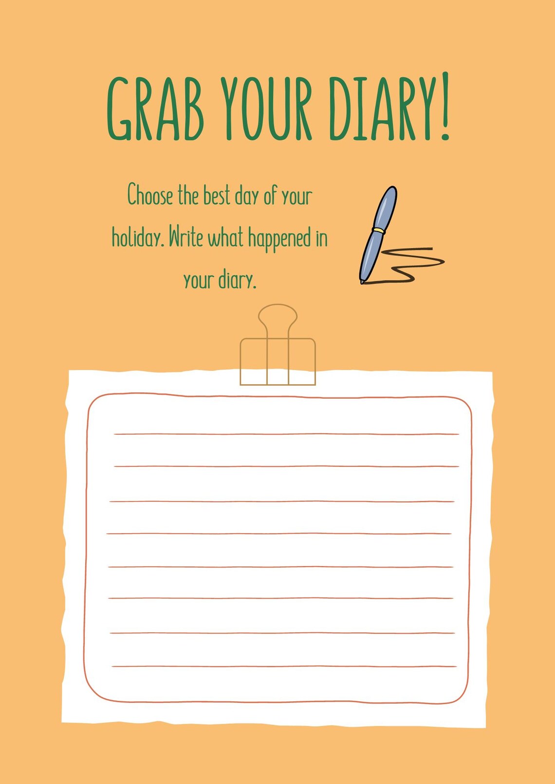 Summer Fun Booklet, Activity Book for Kids, Summer Holidays Workbook ...