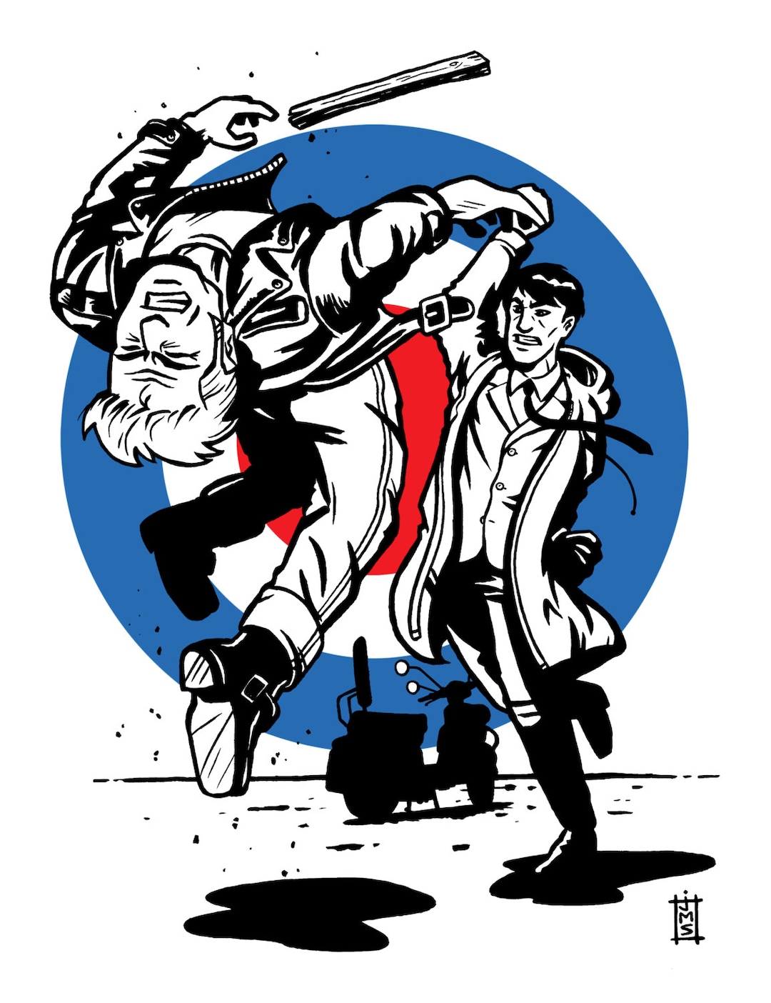 Mod Vs Rocker - Mini Poster - Etsy