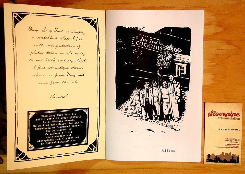 Days Long Past, Art Zine - Etsy