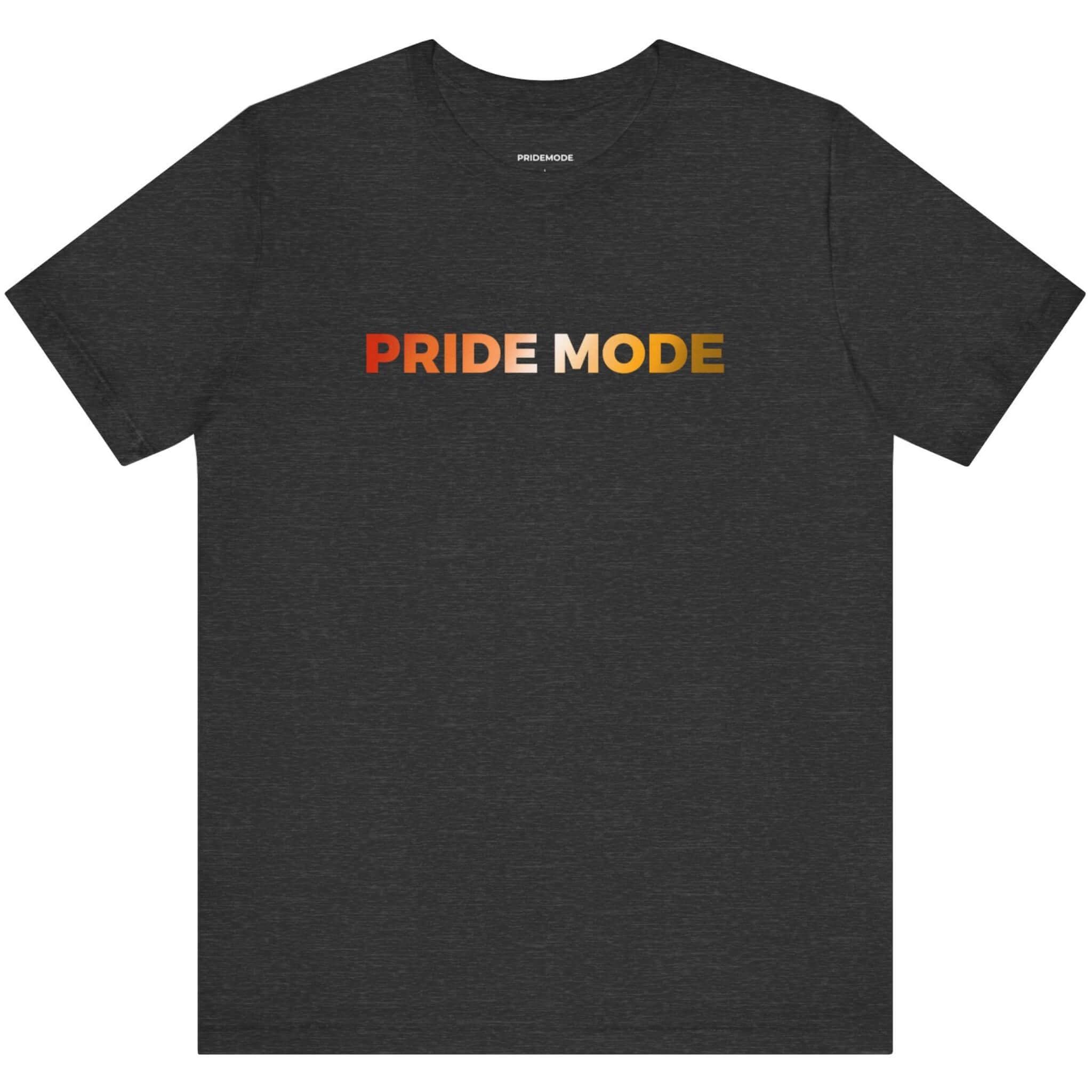 Butch Lesbian PRIDE MODE Ombre Logo Tee | Inclusive Unique LGBTQIA+ ...