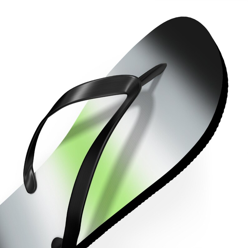 Agender Pride Ombre Flip Flops | Subtle Agender Gradient Unisex ...