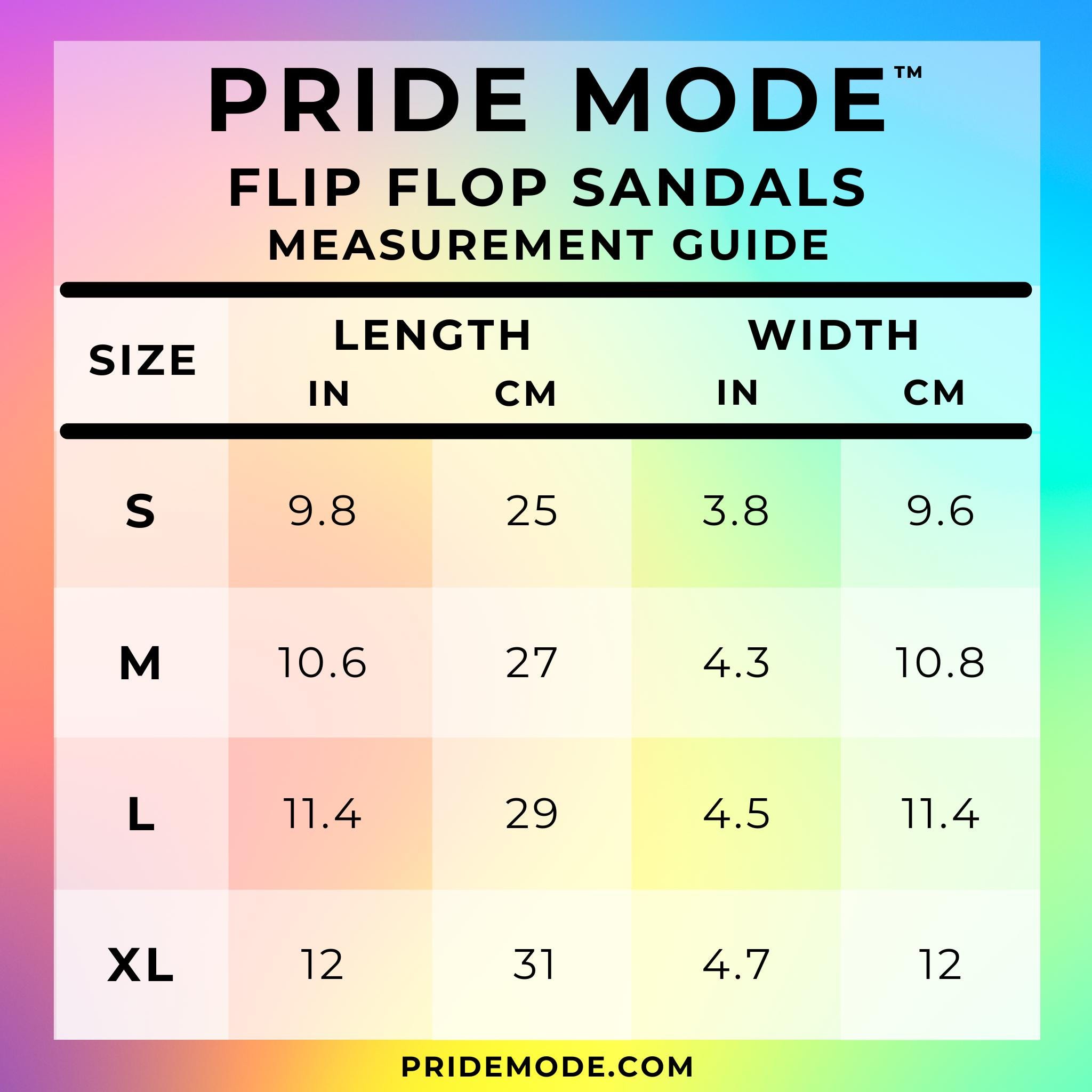 Bi Pride Ombre Flip Flops | Subtle Bisexual Biromantic Aesthetic ...