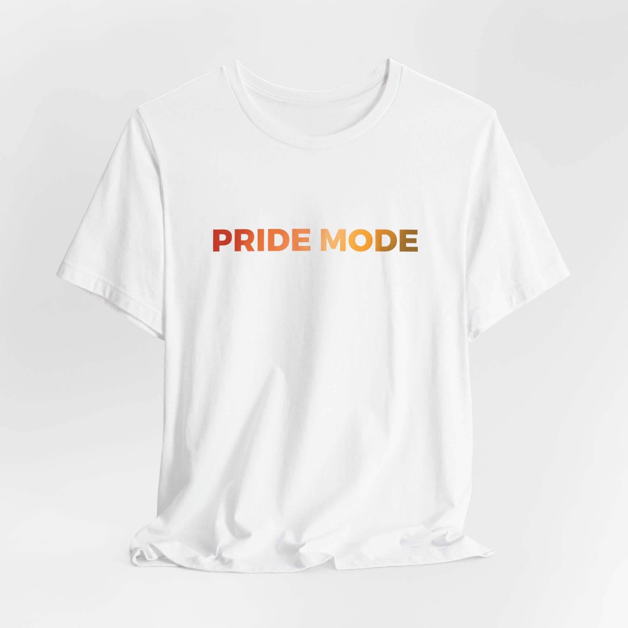 Butch Lesbian PRIDE MODE Ombre Logo Tee | Inclusive Unique LGBTQIA+ ...