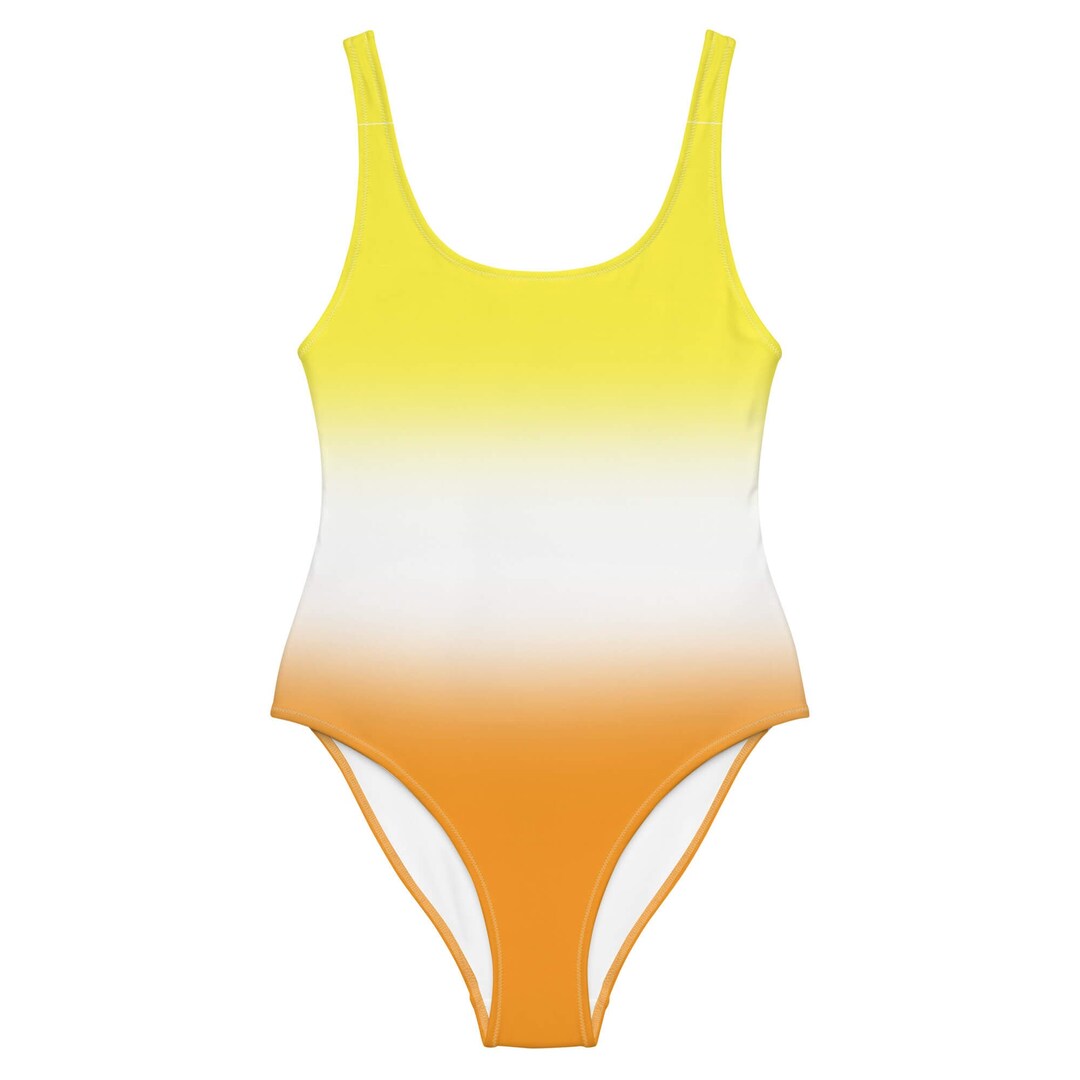 Maverique Pride Ombre Open-back Swimsuit | Subtle Nonbinary Identity ...