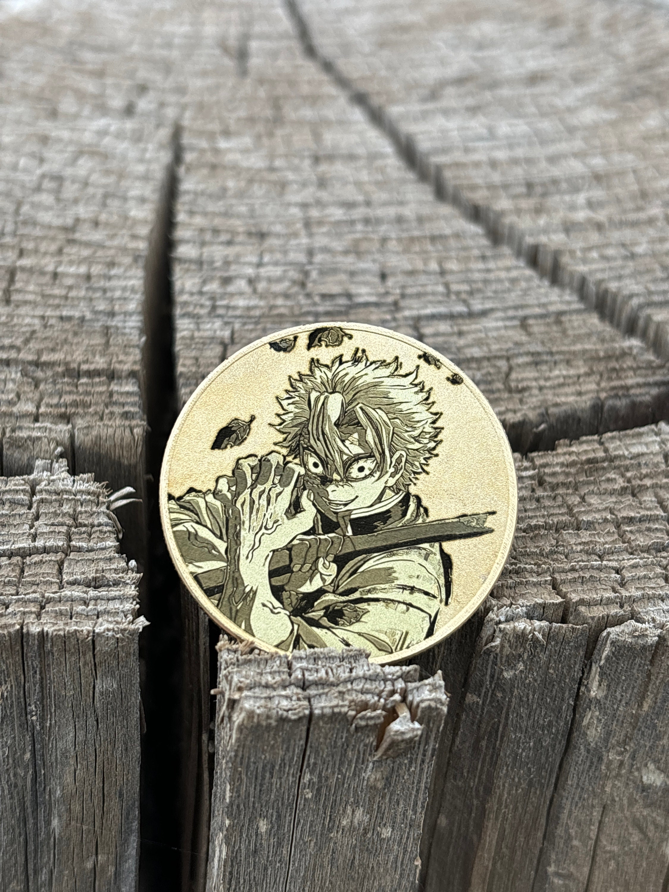 Demon Slayer Coin 4 Wind and Snake Hashira - Etsy