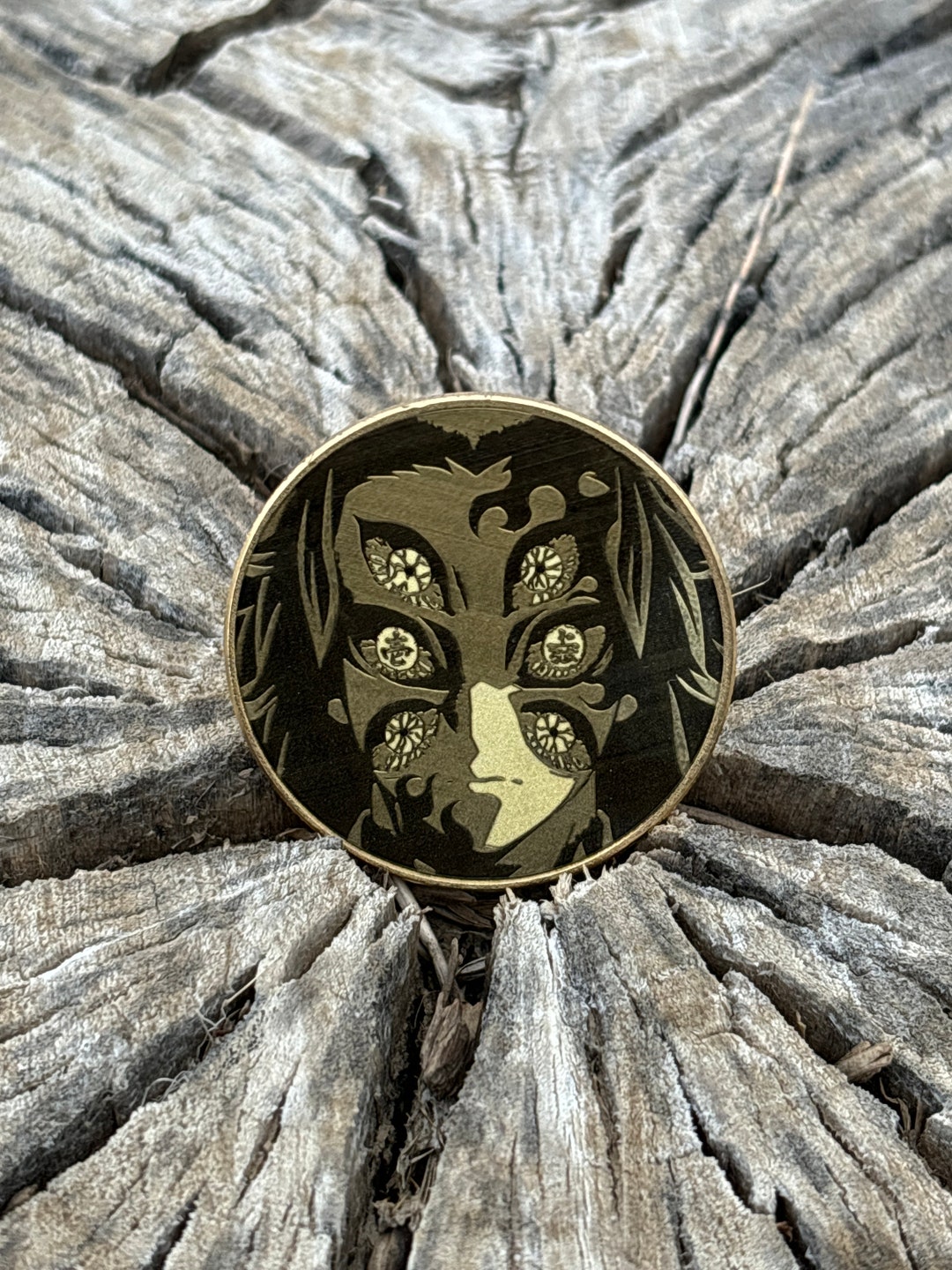 Demon Slayer Coin 5 Gyomei and Upper Rank 1 - Etsy