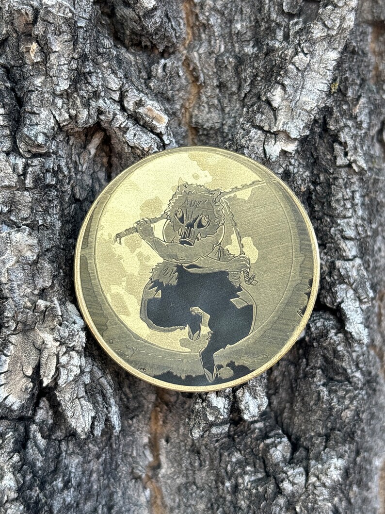 Demon Slayer Coin 1 Zenitsu and Inosuke - Etsy