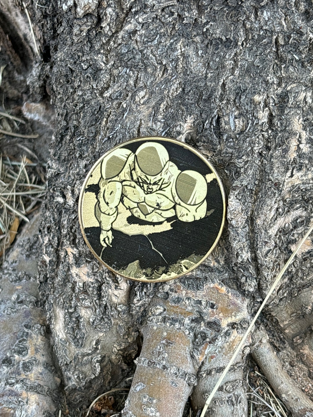 DBZ 1/5 Goku Super Saiyan and Frieza Coin - Etsy UK