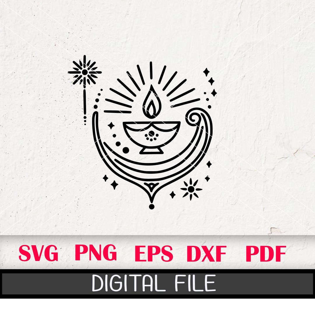 Diwali SVG, Happy Diwali, SVG Cutting File, Digital Download, Circut ...
