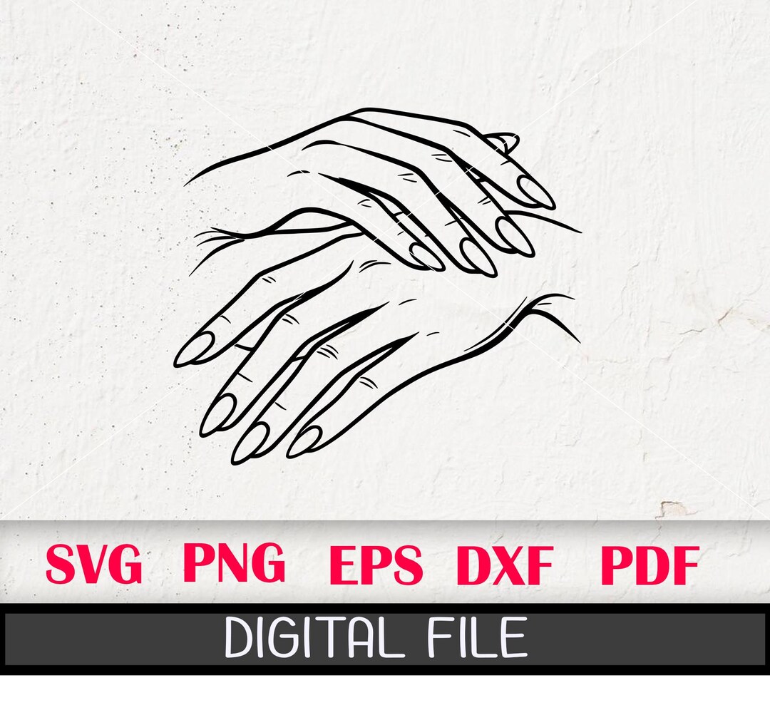 WOMAN HAND SVG, Hand Gesture Svg, Cute Woman Hand, Hands Gesture Svg ...