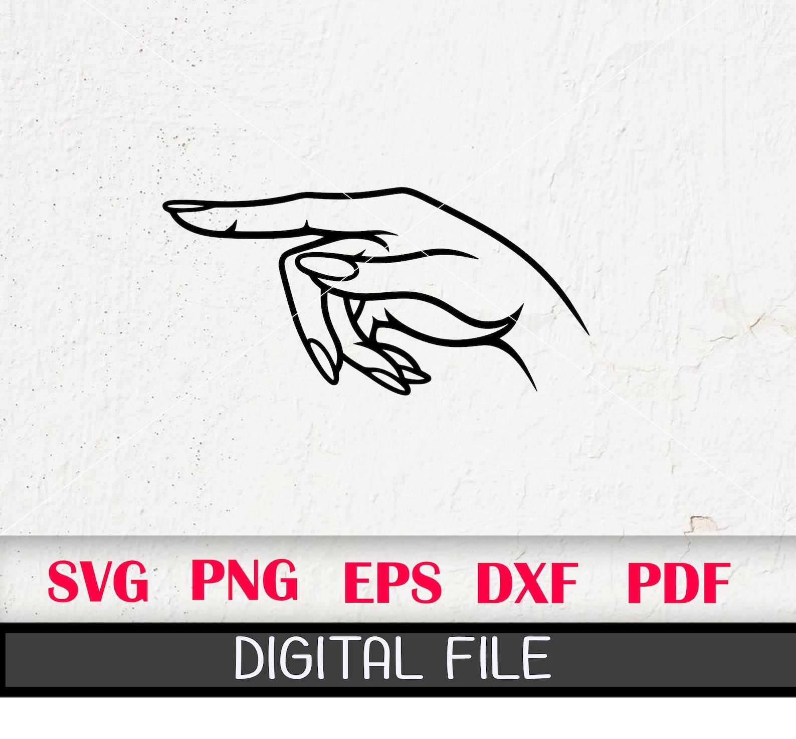 WOMAN HAND SVG, Hand Gesture Svg, Cute Woman Hand, Hands Gesture Svg ...