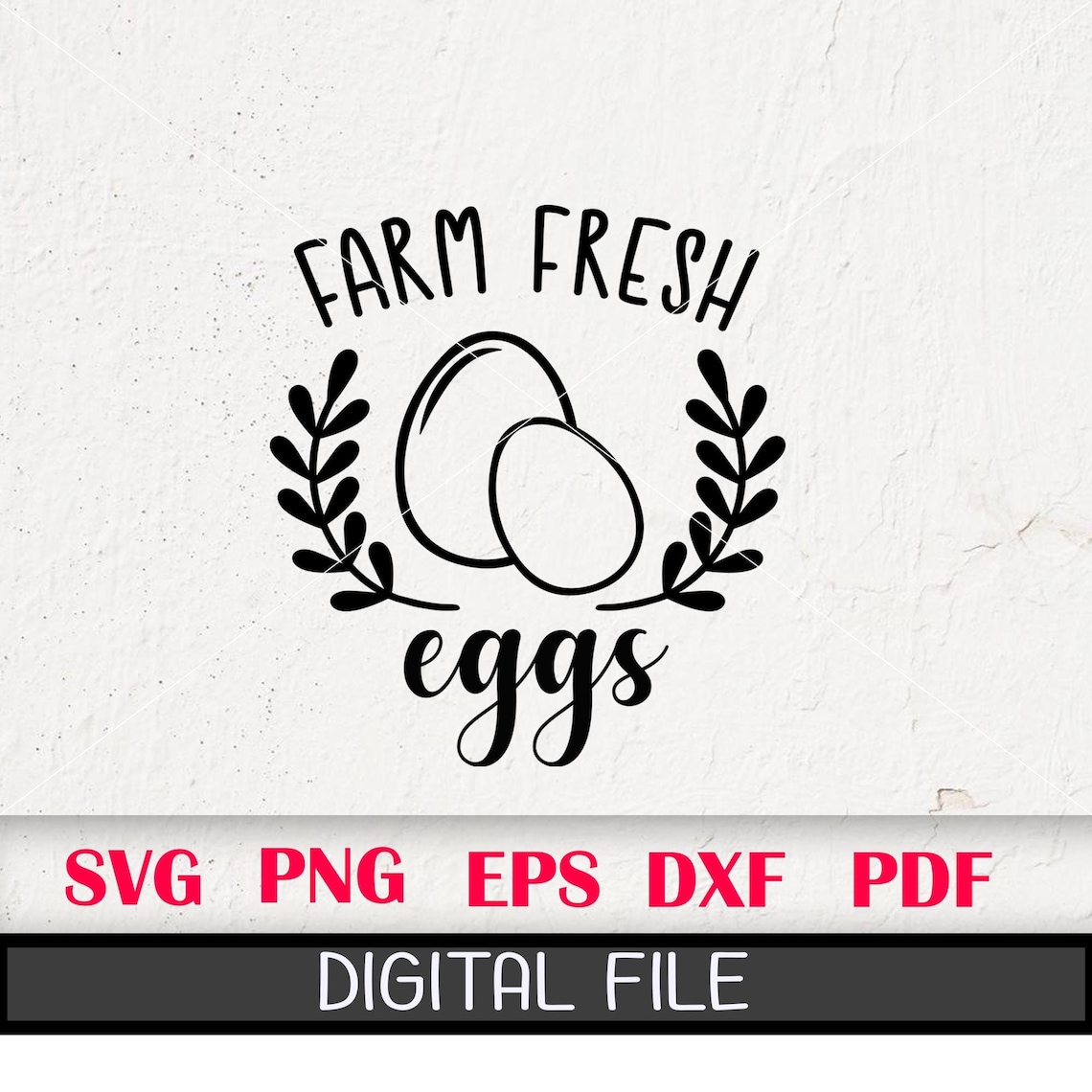 Farm Fresh Eggs Svg, Chicken SVG, Farm Fresh Eggs Clip Art, Cut File ...