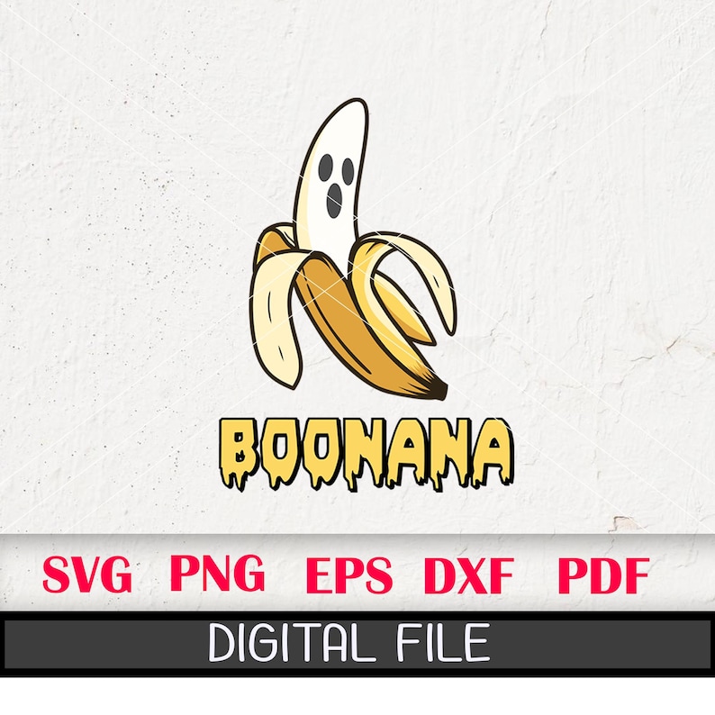 Boonana SVG, Halloween Banana Svg, Spooky Banana Svg, Ghost Clip Art ...