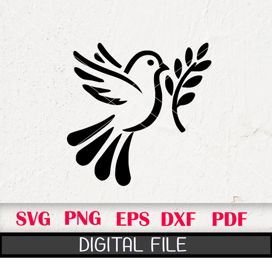 Pigeon SVG Silhouette, Dove Svg, Dove Silhouette, Bird Silhouette ...