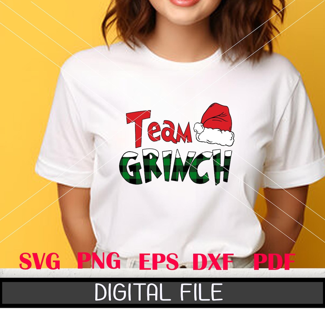 Team Grinch Svg, Christmas Grinch SVG, Team Grinch Christmas Svg, Merry ...