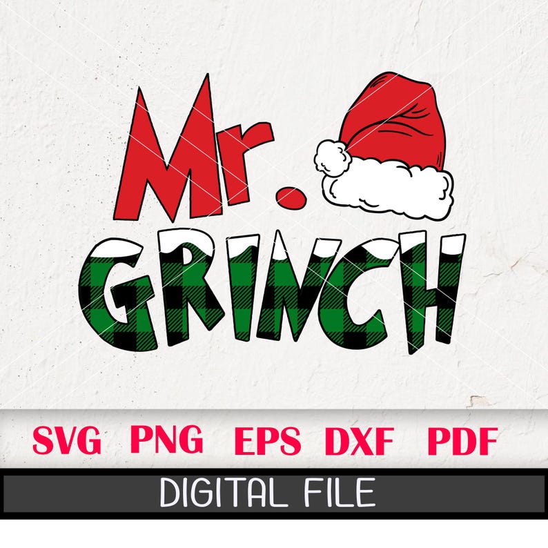 Mr. Grinch Svg, Christmas Grinch SVG, Daddy Christmas Svg, Merry ...