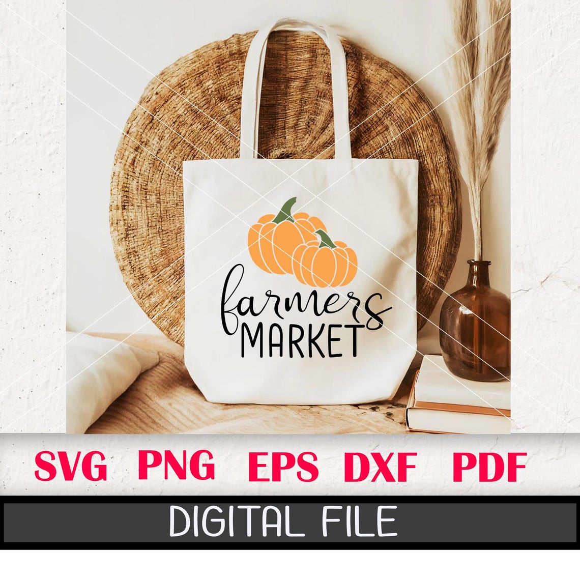 Farmers Market SVG File, Farmers Market Cut File, Market Fresh, Kitchen ...