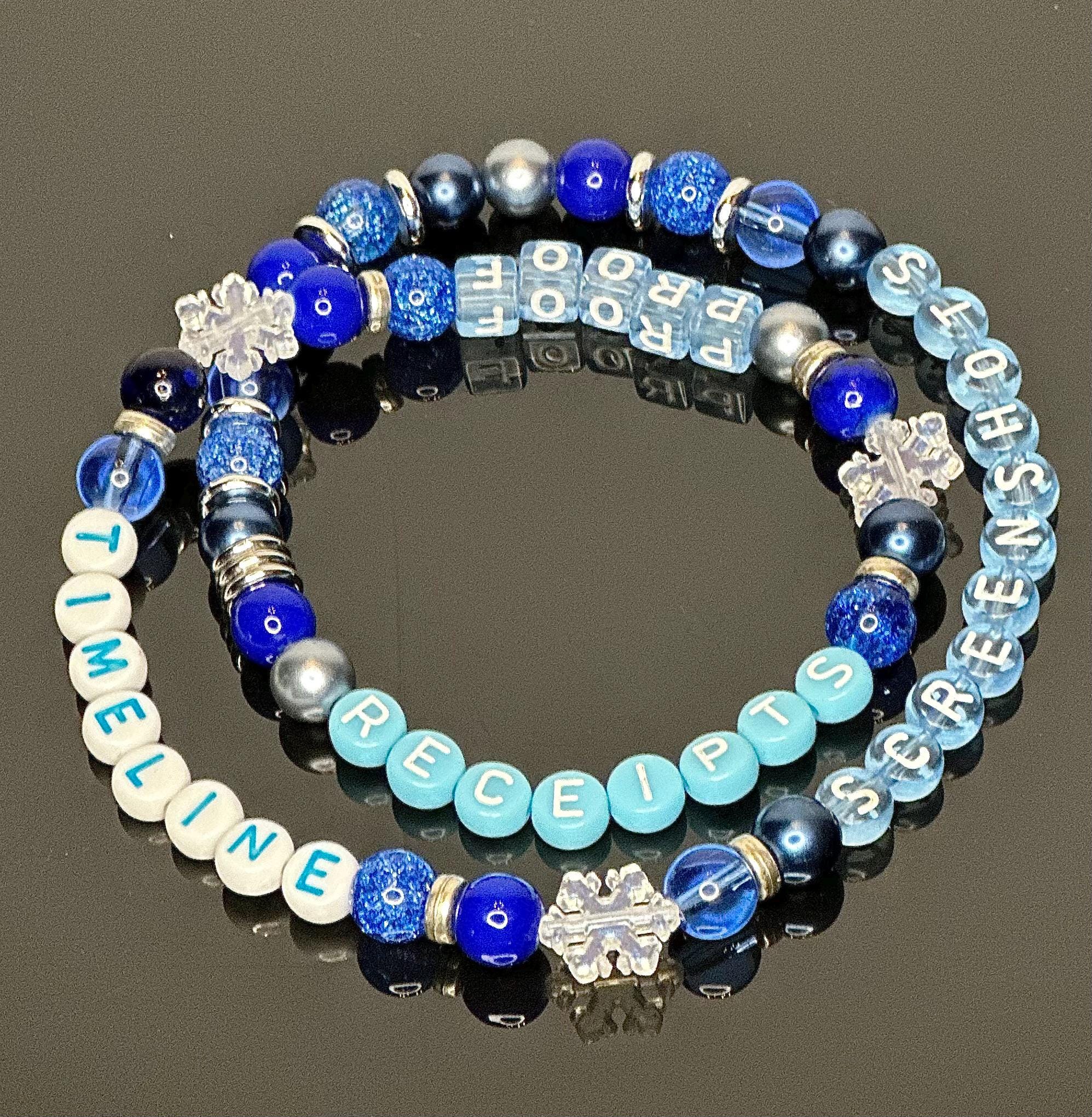 Receipts! Proof! Timeline! Screenshots! - Housewives Beaded Bracelet - Etsy