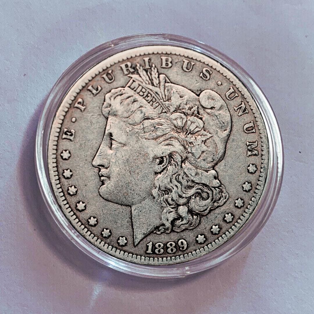 1889 CC Morgan Dollar Commemorative Coin Silver Plated - Etsy