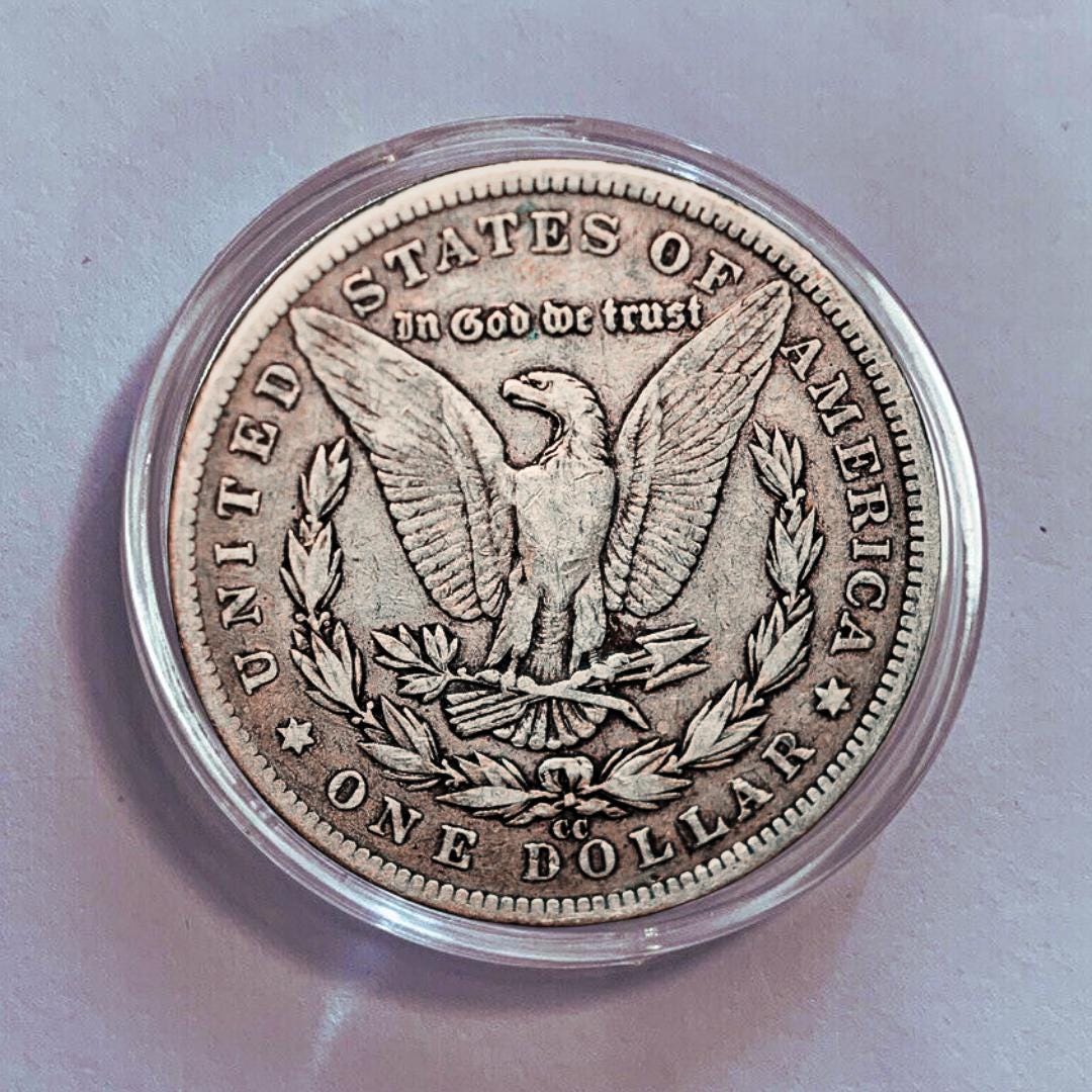 1889 CC Morgan Dollar Commemorative Coin Silver Plated - Etsy