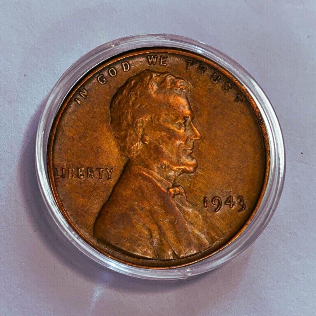 1943 Lincoln Copper Cent Commemorative Coin Collectible US Coin - Etsy