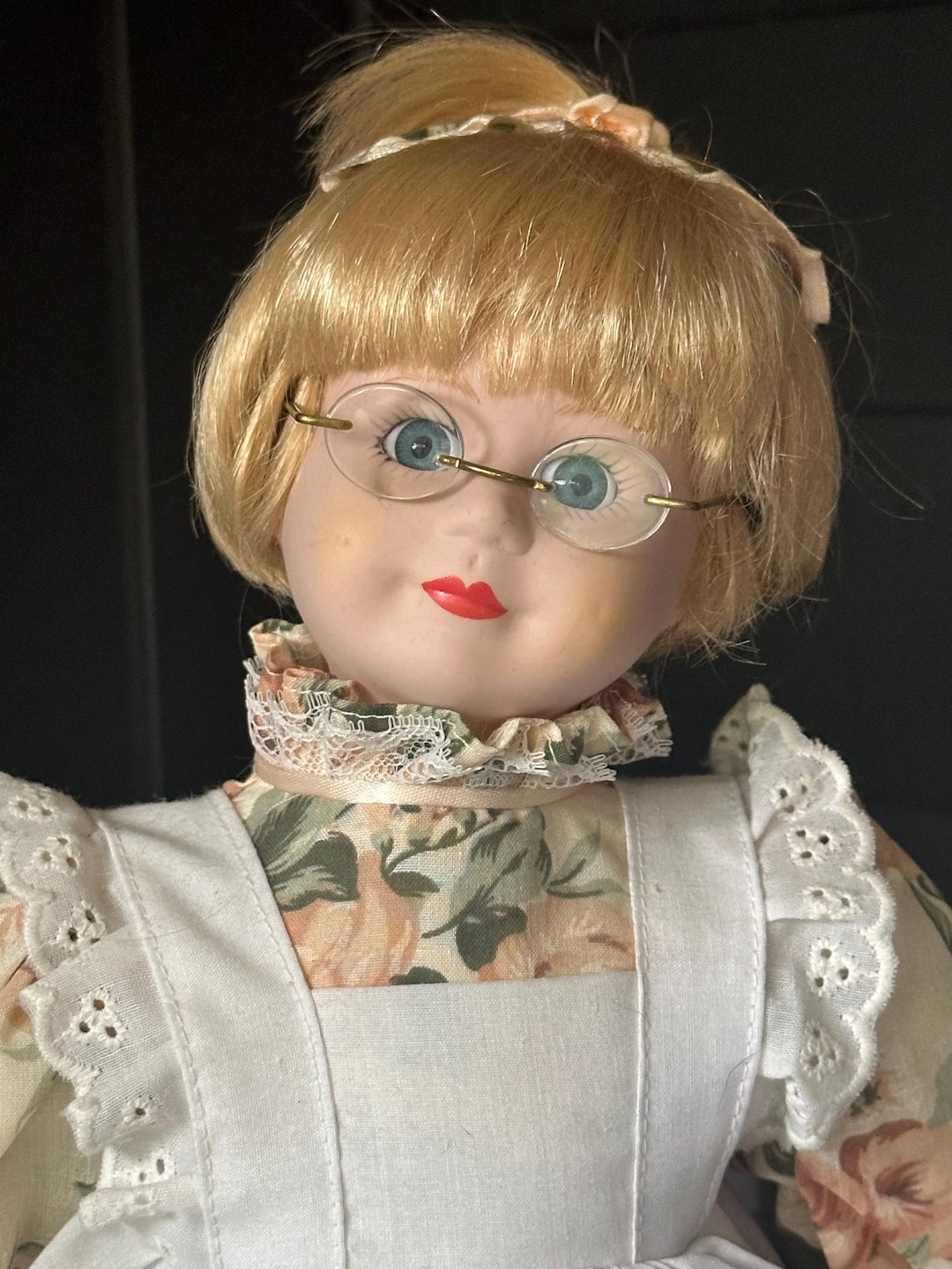 Rare Vintage Porcelain Doll With Stand Standing Doll Vintage Doll ...