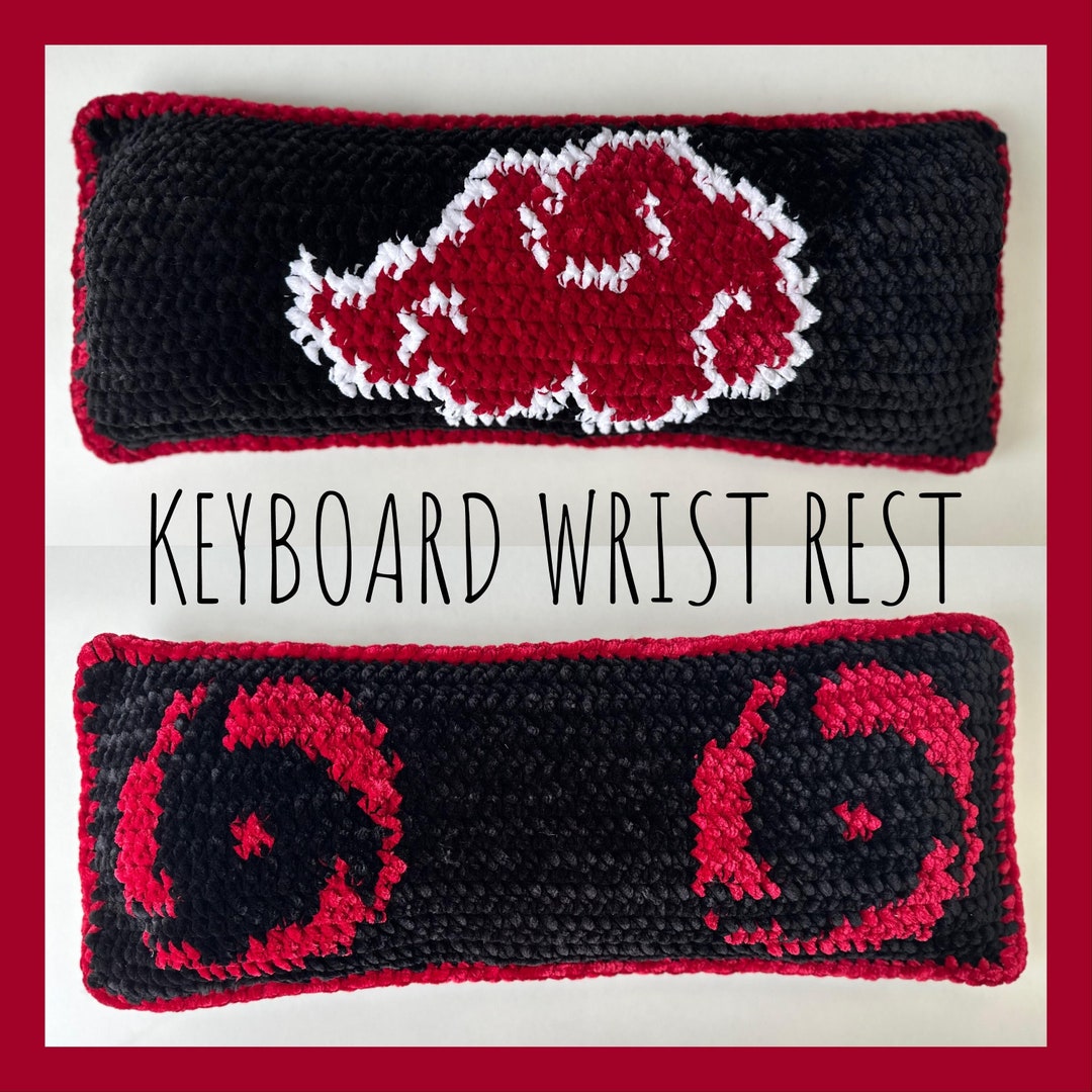 Red Cloud - Red Eyes Crochet Keyboard Wrist Rest - Etsy