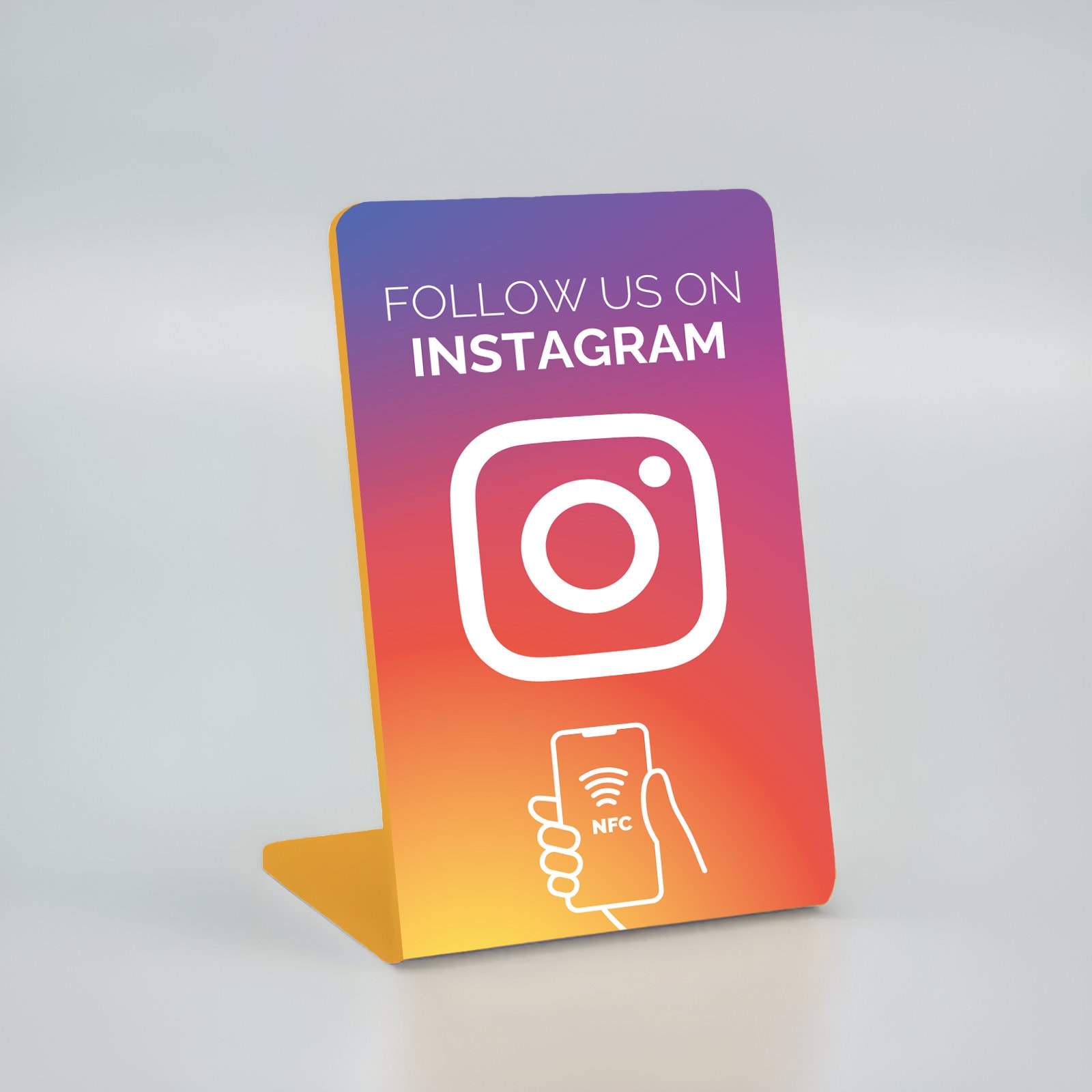 Instagram Ad “follow Us”, Display, NFC, Stand - Etsy