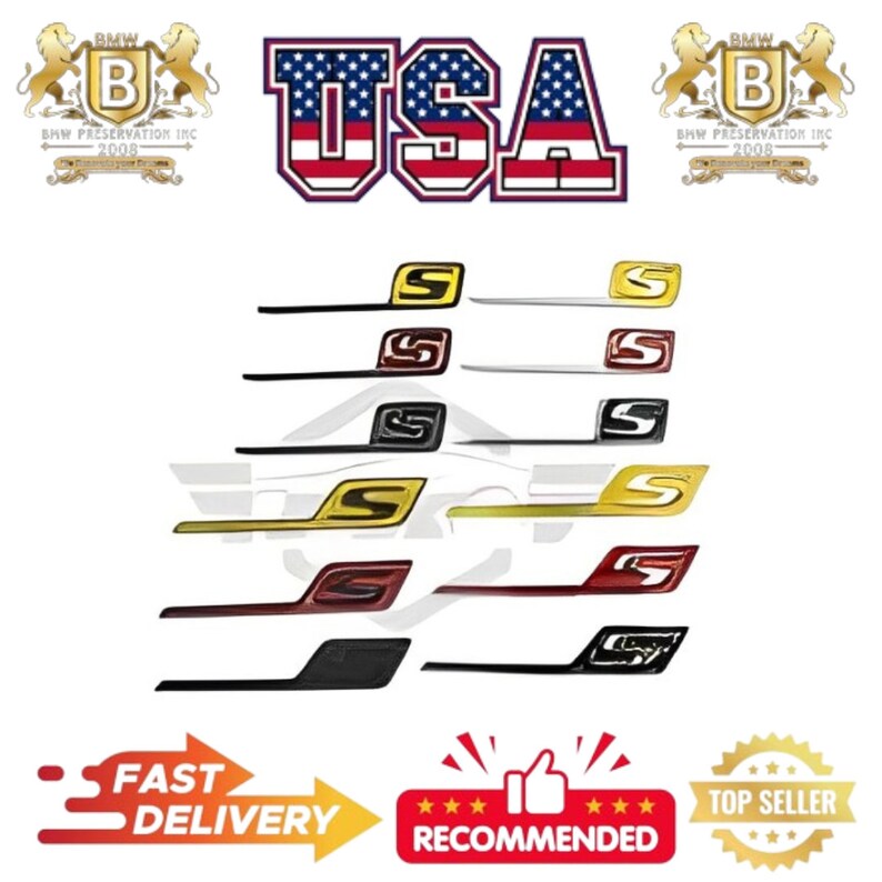 Mercedes-benz AMG Letter Logo Car Emblem Sticker, GLA45S A45S C63S E63S ...