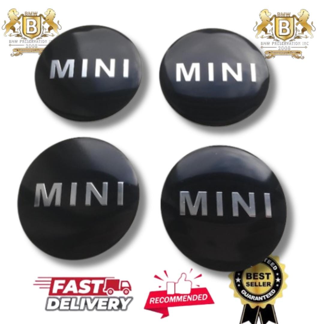 MINI 4pcs (set) Stickers for Wheel Center Hub Caps 56mm - 2.20 Inch ...