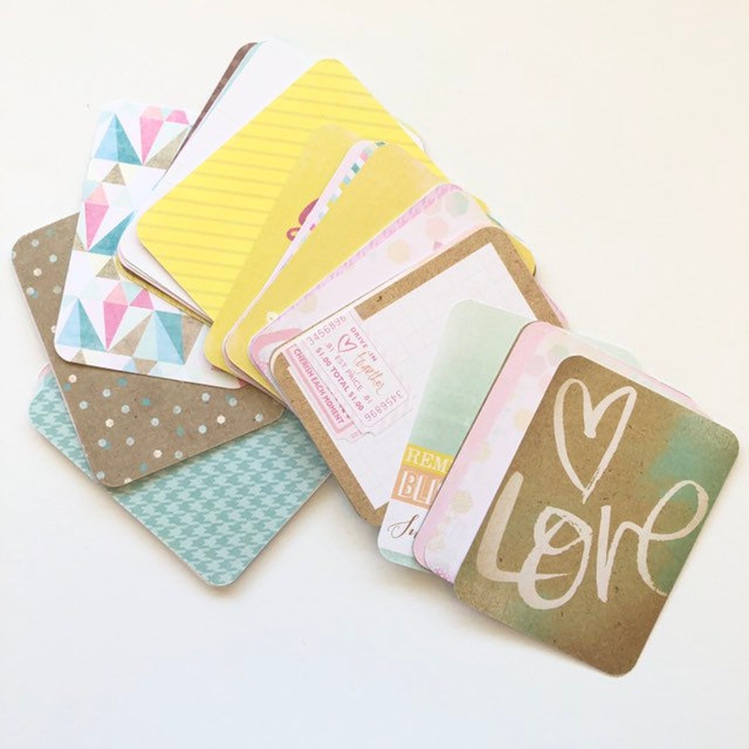 Heidi Swapp Dreamy Edition - Project Life Cards, 3x4 Journaling Cards ...