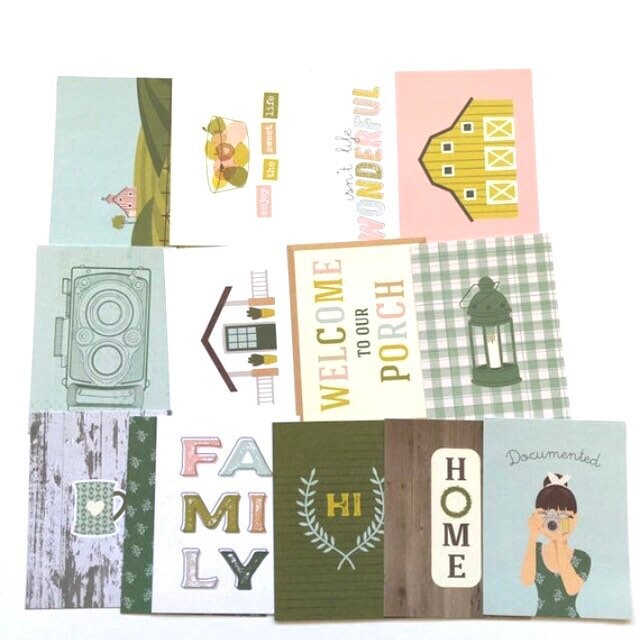 Front Porch Project Life Cards Journaling Cards 4x6 3x4 | Etsy