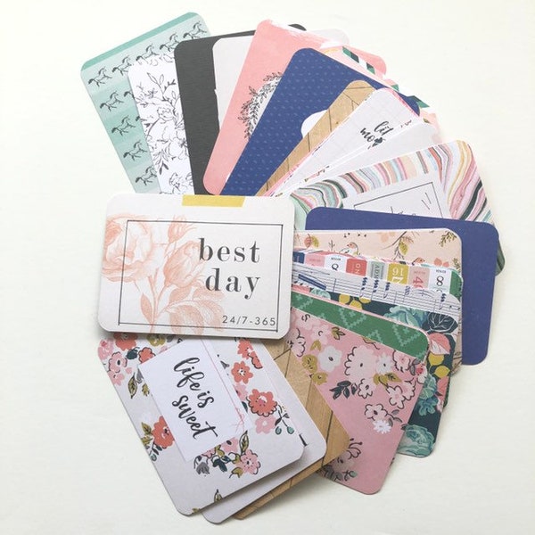 Project Life Cards - Etsy