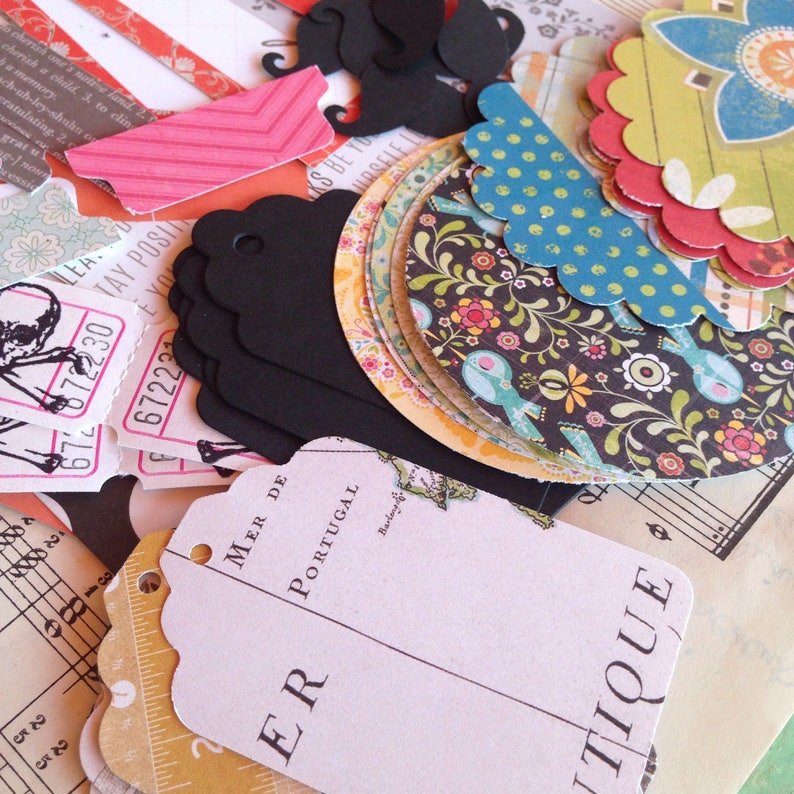Mish Mash Bag Inspiration Kit Embellishment Kit ATC - Etsy