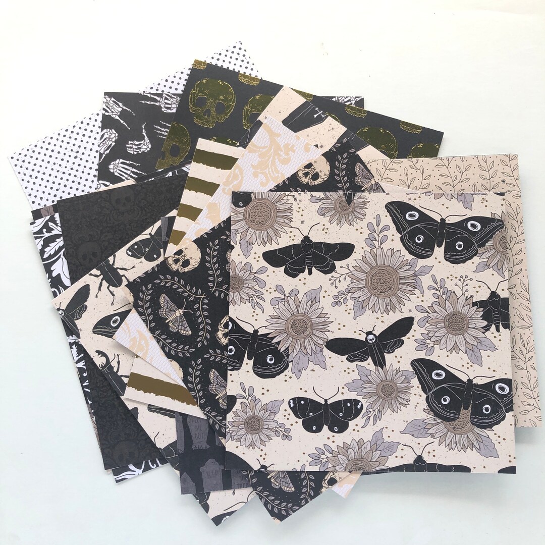 Tombstones & Bones Paper Pack - Halloween, DCWV, Pen Pals, Card Making ...