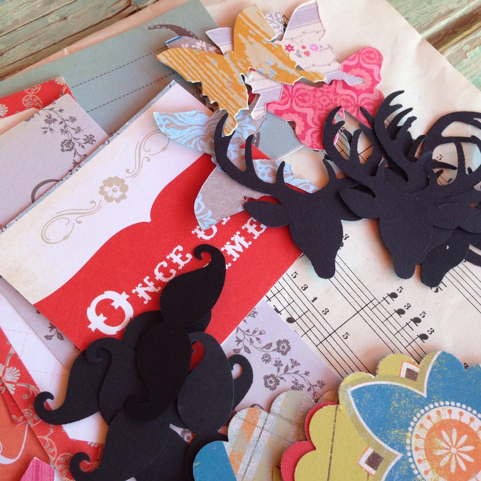 Mish Mash Bag Inspiration Kit Embellishment Kit ATC - Etsy