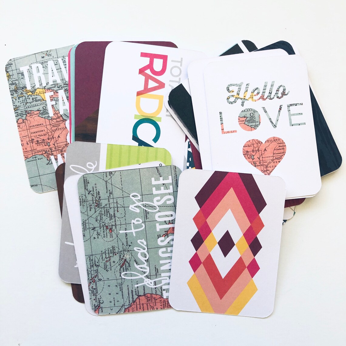Prismatic - Project Life Cards, 3x4, Heidi Swapp, Journal Cards ...