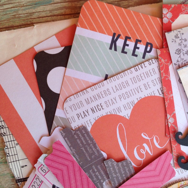 Mish Mash Bag Inspiration Kit Embellishment Kit ATC - Etsy