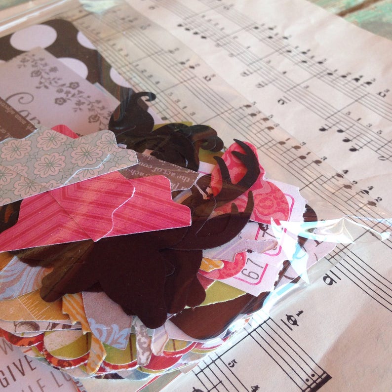 Mish Mash Bag Inspiration Kit Embellishment Kit ATC - Etsy