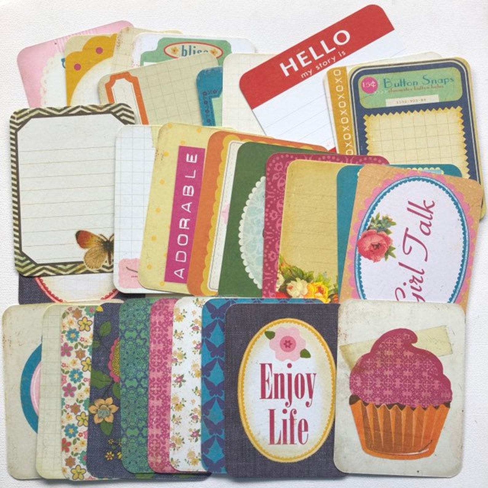 Enjoy Life - Project Life Cards, PL, Journaling Cards, Becky Higgins ...