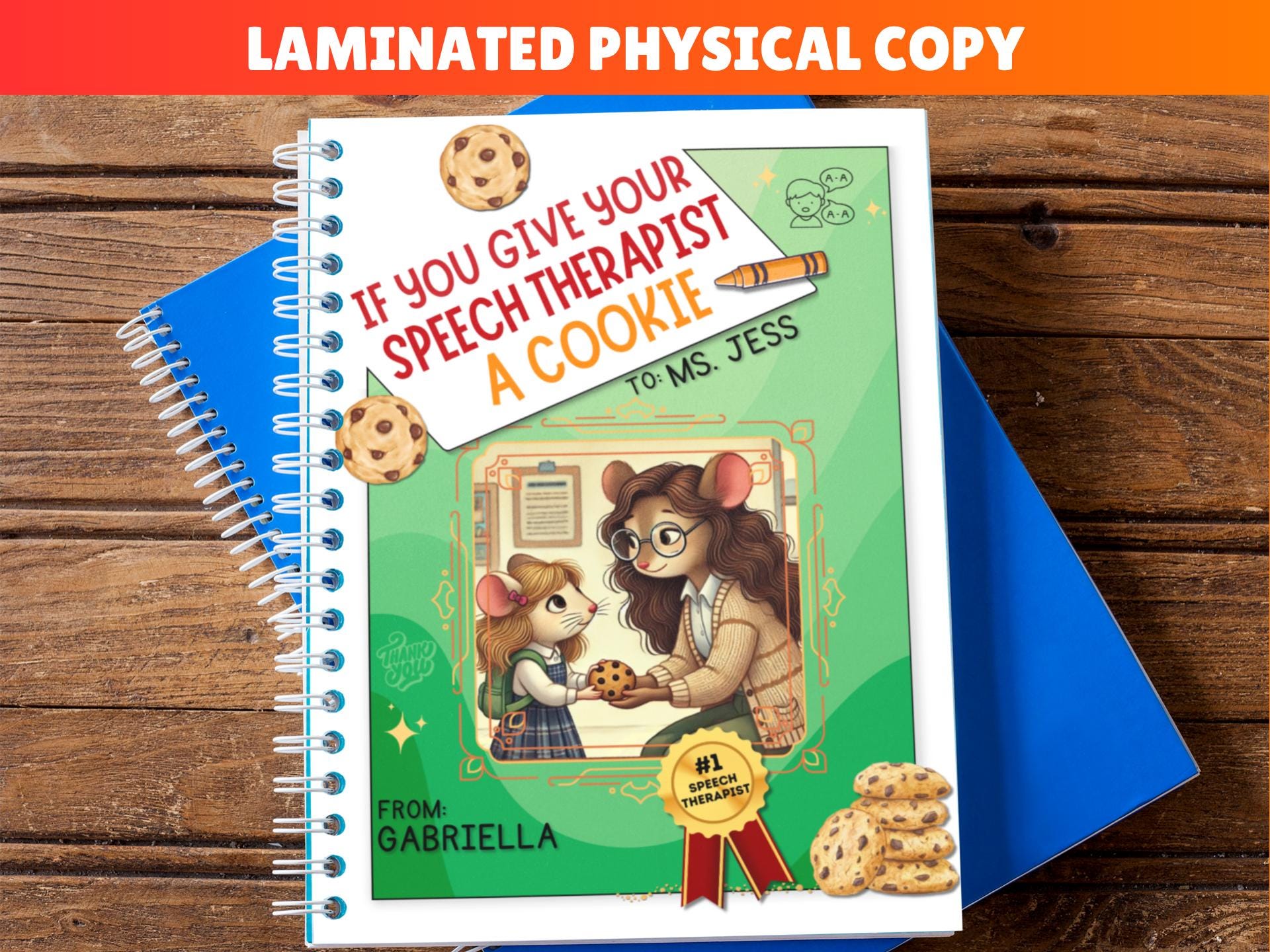 PHYSICAL COPY, If You Give a Speech Therapist a Cookie Gift, Cute ...