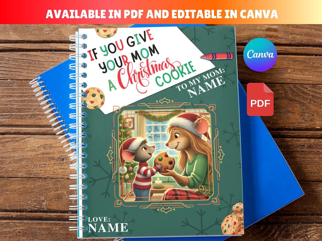 If You Give Your MOM a Christmas Cookie, Mothers Day Gifts, Gifts for ...