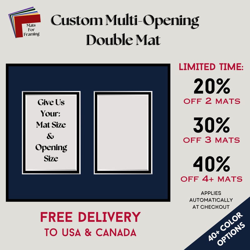 Custom Double Mat Collage - Etsy