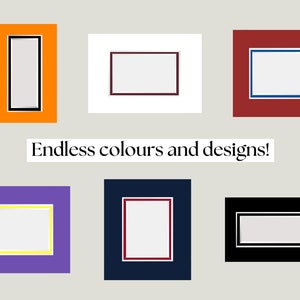 Custom Double Mat for Picture Frames - Etsy