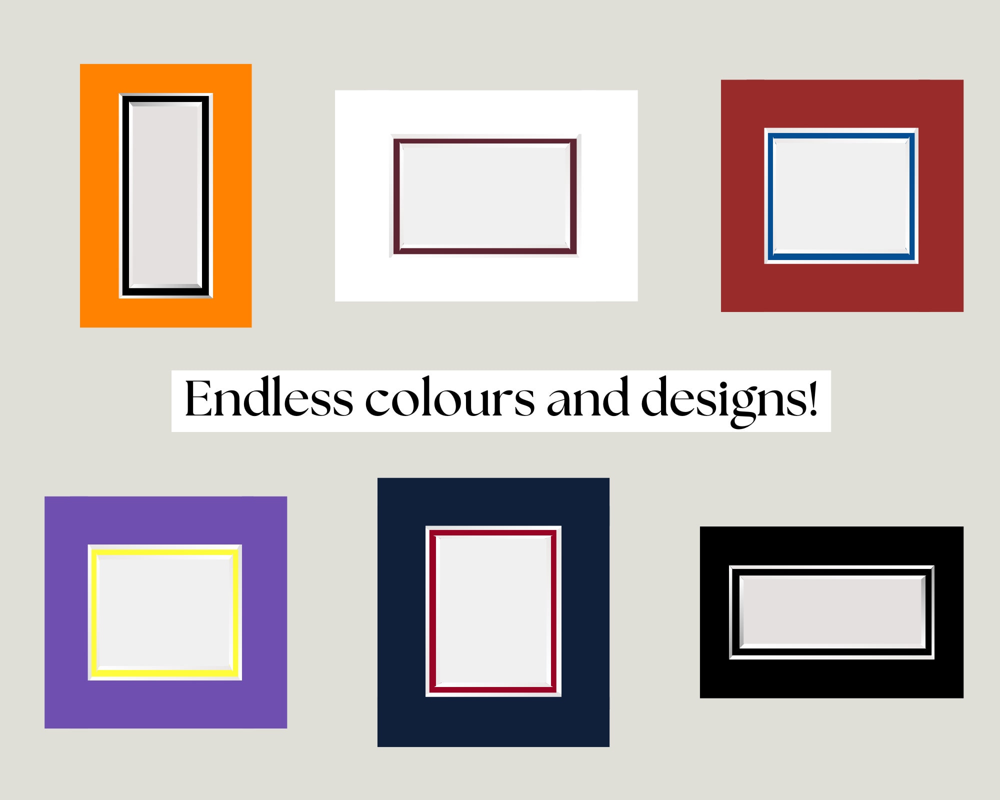 Custom Double Mat for Picture Frames - Etsy