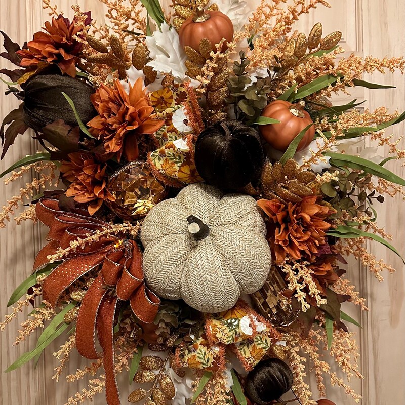 Fall Door Swag - Etsy